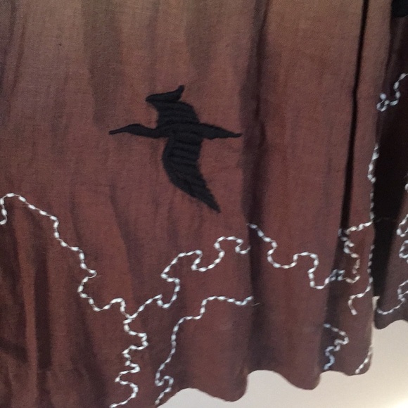 Lithe | Skirts | Lithe Skirt With Birds | Poshmark